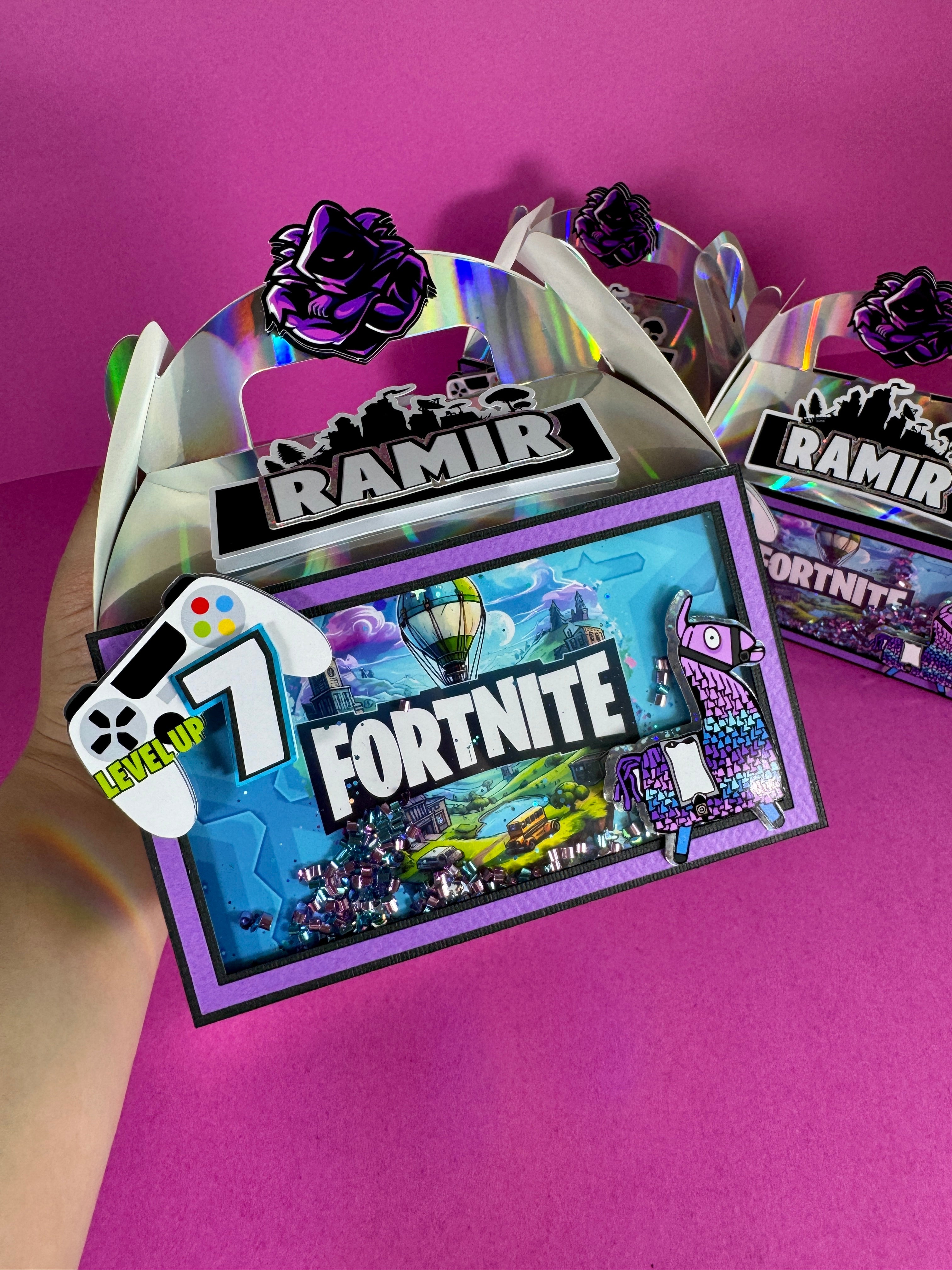 Fortnite Gable Boxes | Sofi's Corner Crafts | Custom Party Decor & More