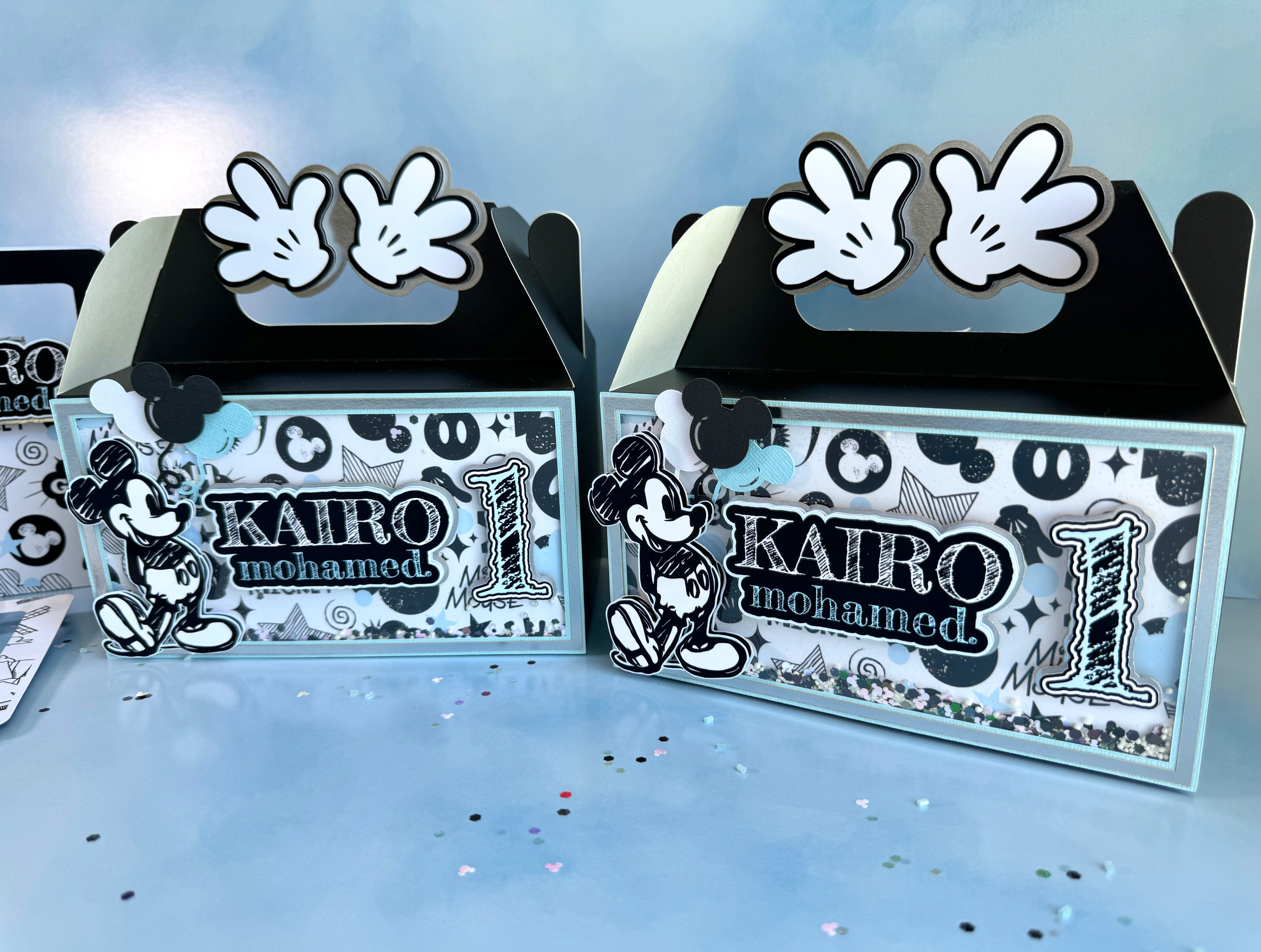 Mickey Mouse Newspaper Gable Boxes | Sofi's Corner Crafts | Custom ...