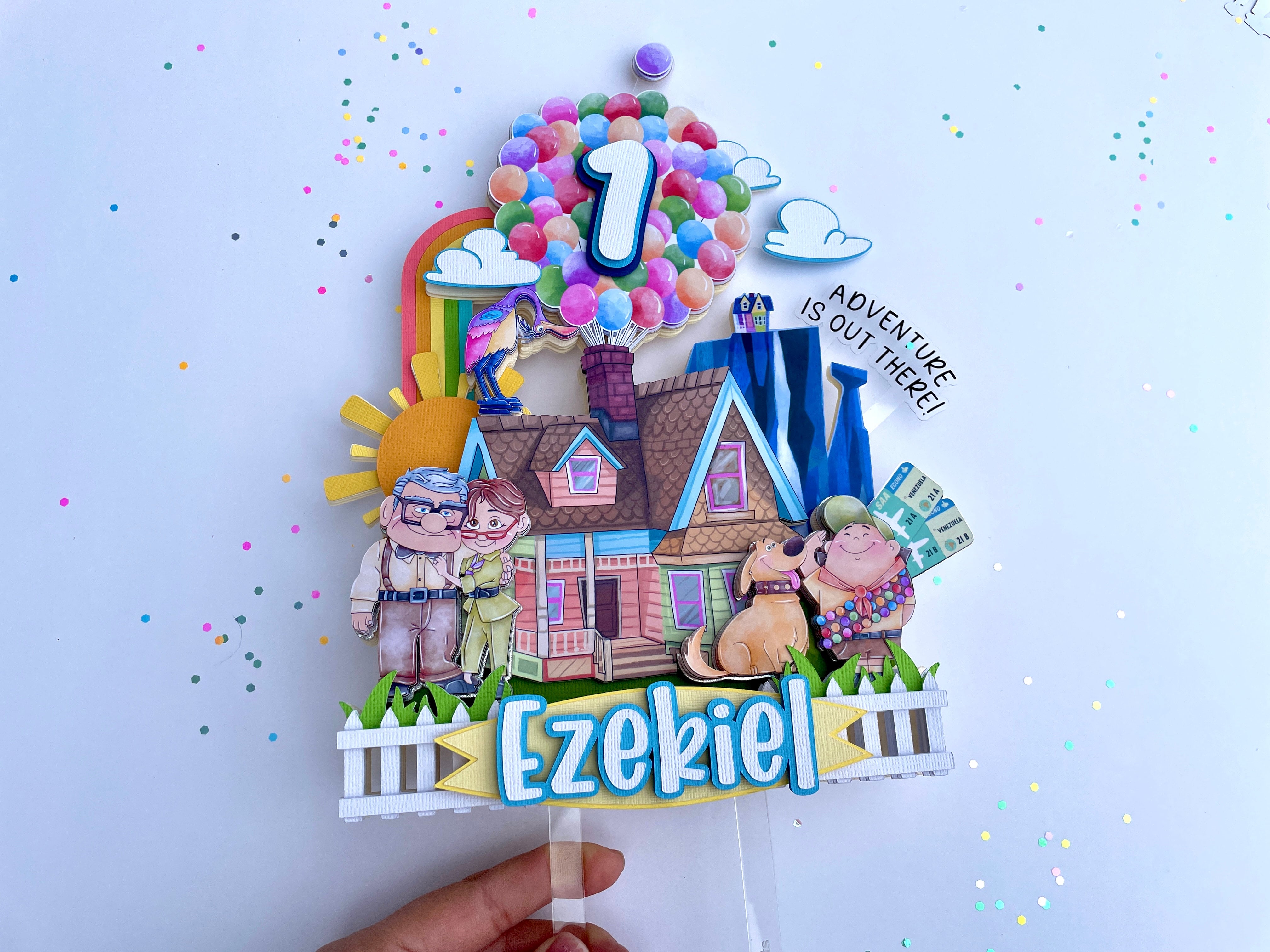 UP Cake Topper | Sofi's Corner Crafts | Custom Party Decor & More