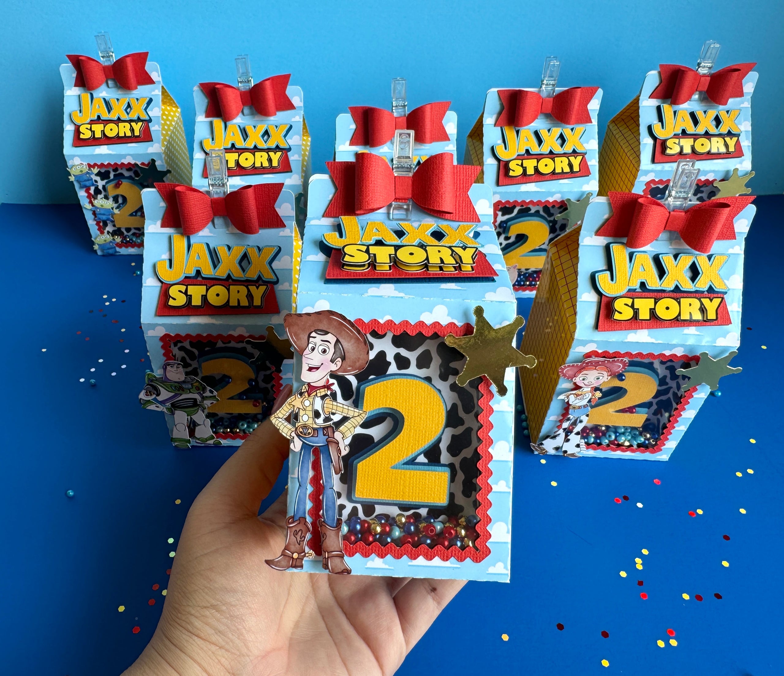Toy Story Milk Box Favor Boxes | Sofi's Corner Crafts | Custom Party ...